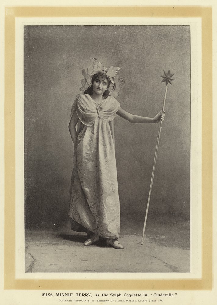 Miss Minnie Terry as the Sylph Coquette in Cinderella