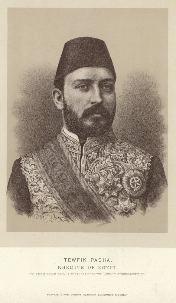Portrait of Tewfik Pasha, Khedive of Egypt