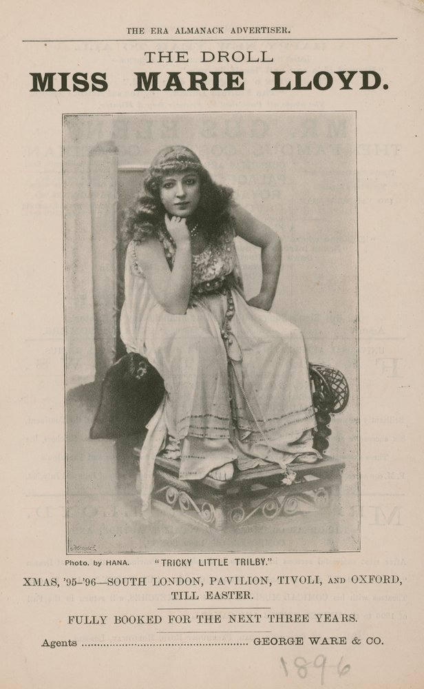The Droll Miss Marie Lloyd by English Photographer