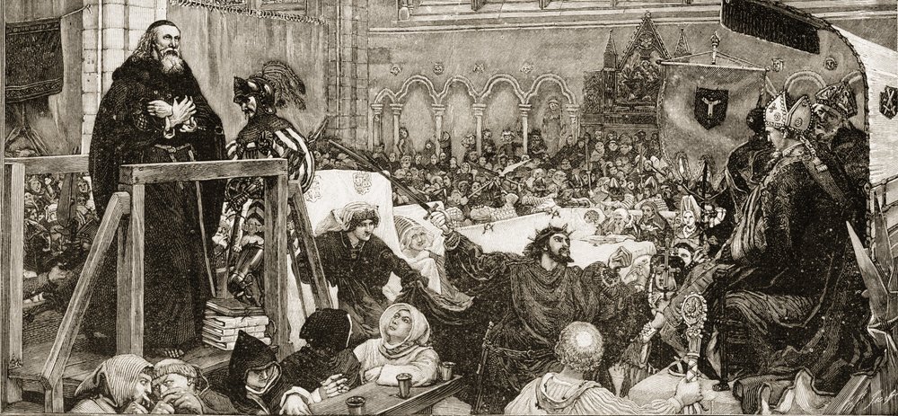 The Trial of John Wycliffe (1330-1384) in 1378