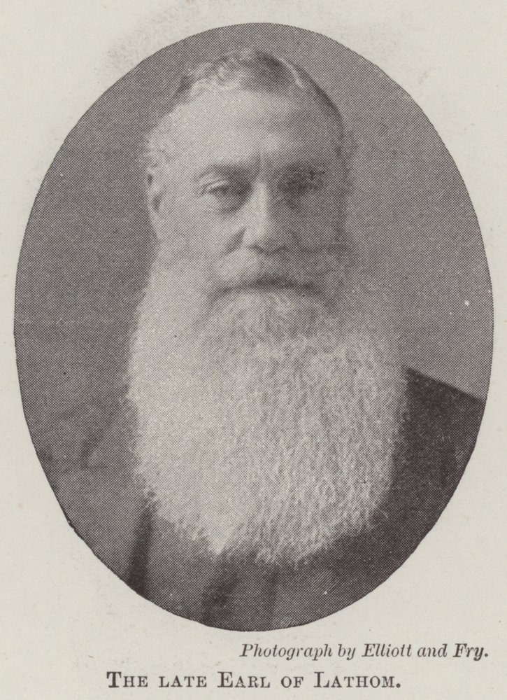 The late Earl of Lathom by English Photographer
