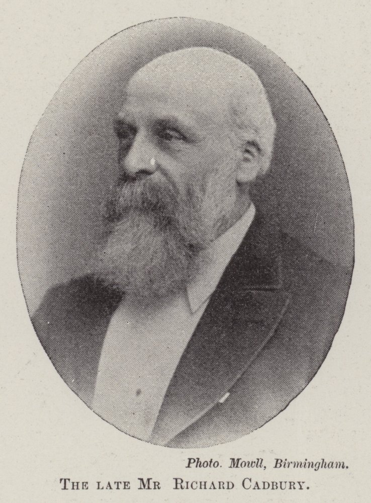 The late Mr Richard Cadbury by English Photographer