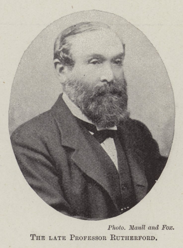 The Late Professor Rutherford by English Photographer