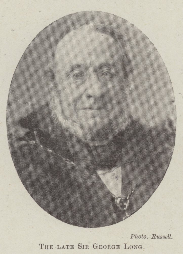 The late Sir George Long by English Photographer