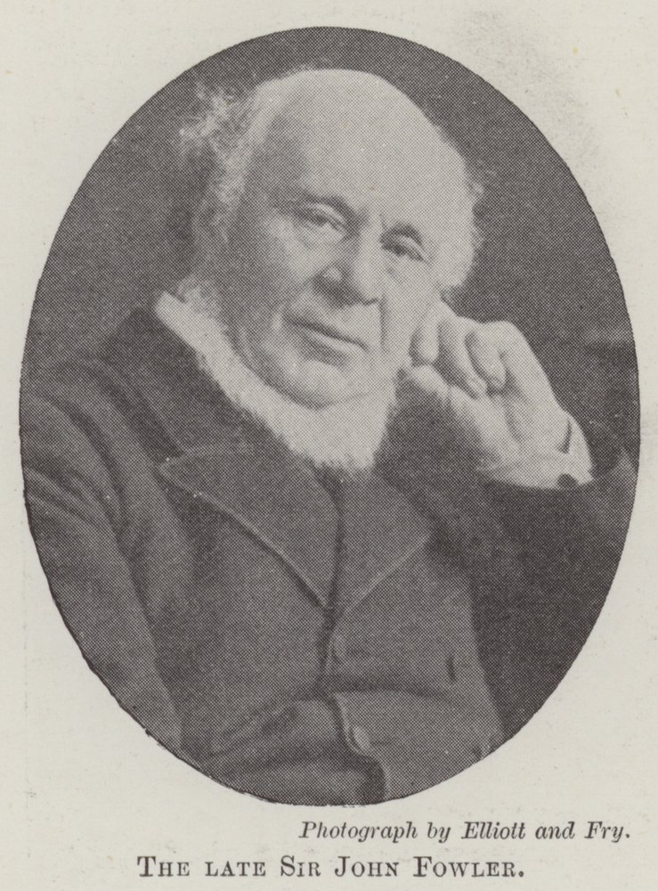 The late Sir John Fowler by English Photographer
