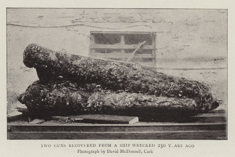Two Guns recovered from a Ship Wrecked 250 years ago