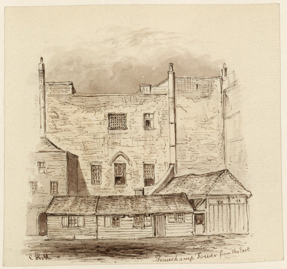 Beauchamp Tower from the East by English School