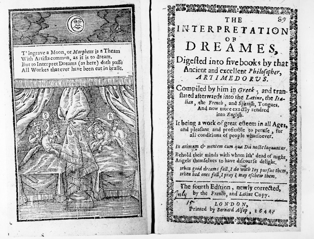Frontispiece and Title Page to The Interpretation of Dreams by ...