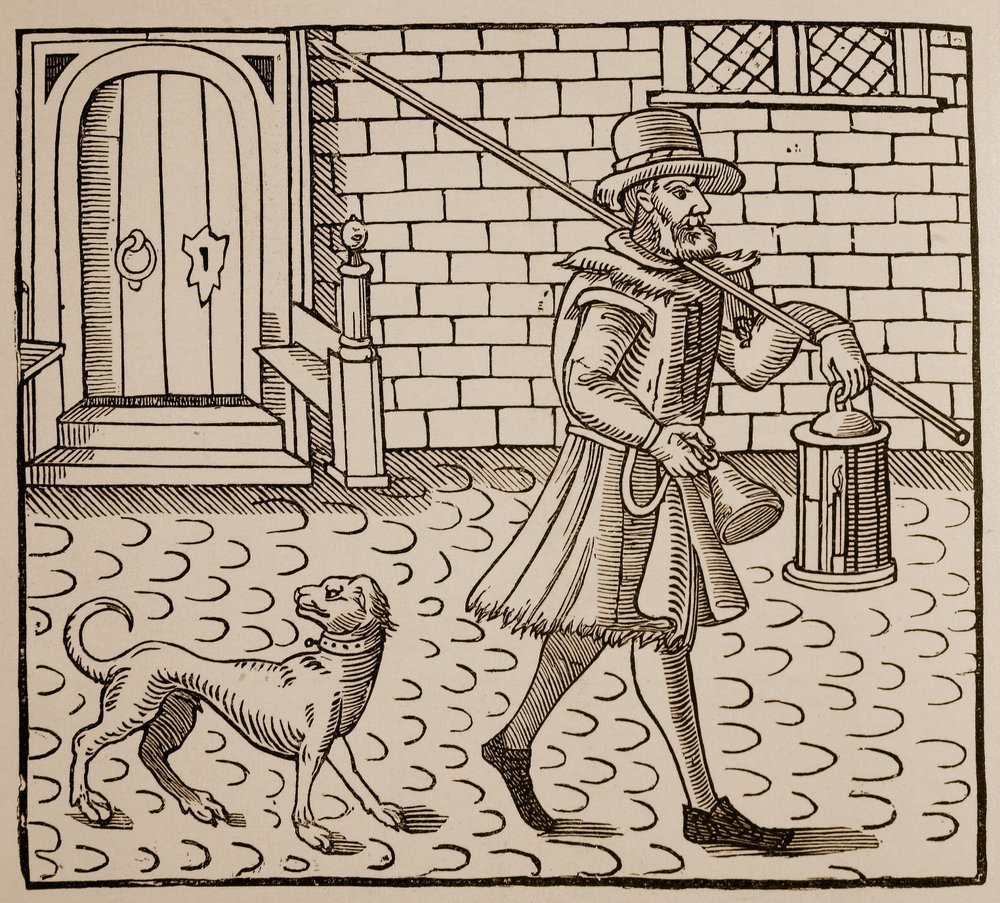 Frontispiece from The Bellman of London, by Thomas Dekker, 1616