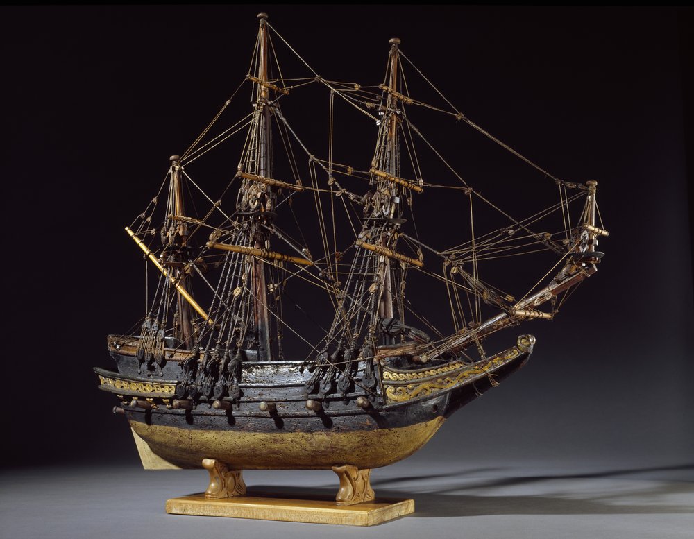 Model Ship, Thought to Represent a Vessel Built Shortly After Death of ...