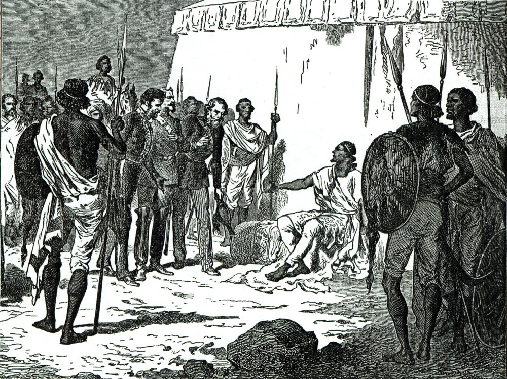 Mr. Rassam's interview with King Theodore from Cassell's Illustrated ...