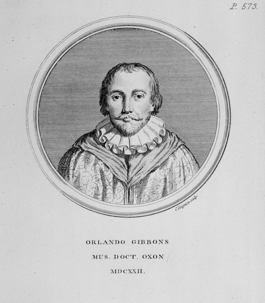 Portrait of Orlando Gibbons, British Composer