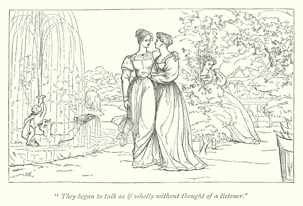 Shakespeare's Much Ado About Nothing; Hero and Ursula Discuss Beatrice ...