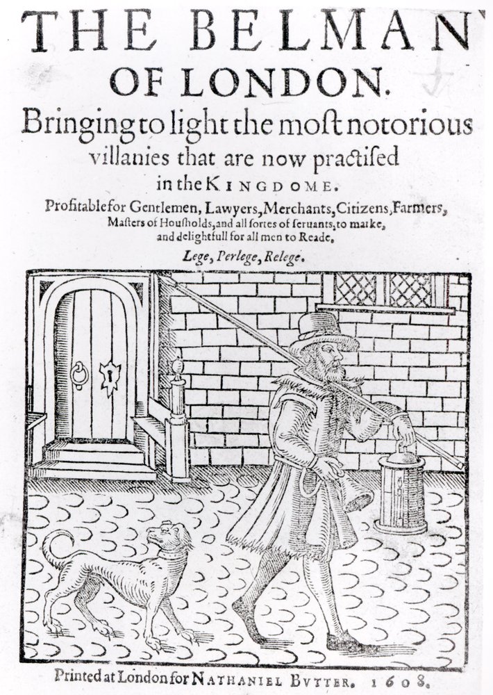 The Bellman of London, by Thomas Dekker, Titlepage, Printed by ...