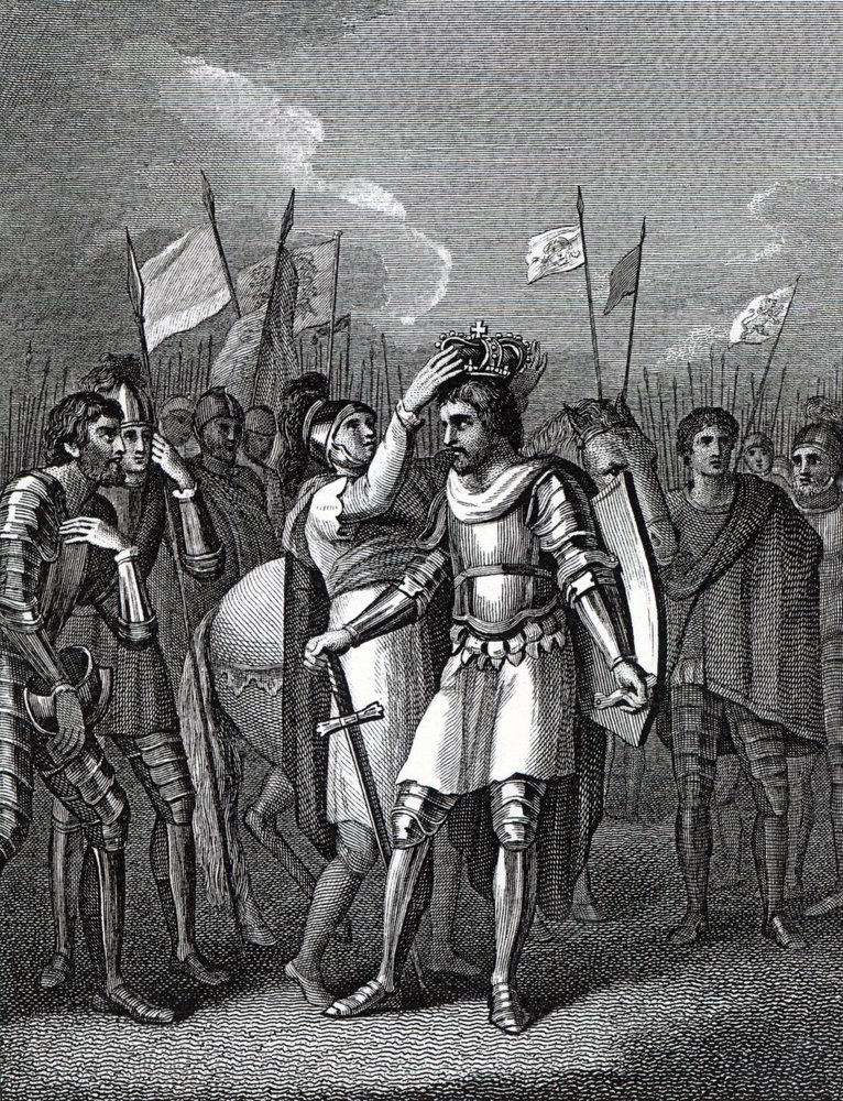 The Earl of Richmond Chosen King after the Battle of Bosworth, from ...