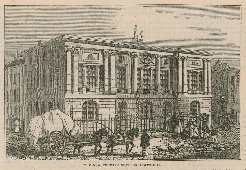 The New Trinity House by English School: Fine art print