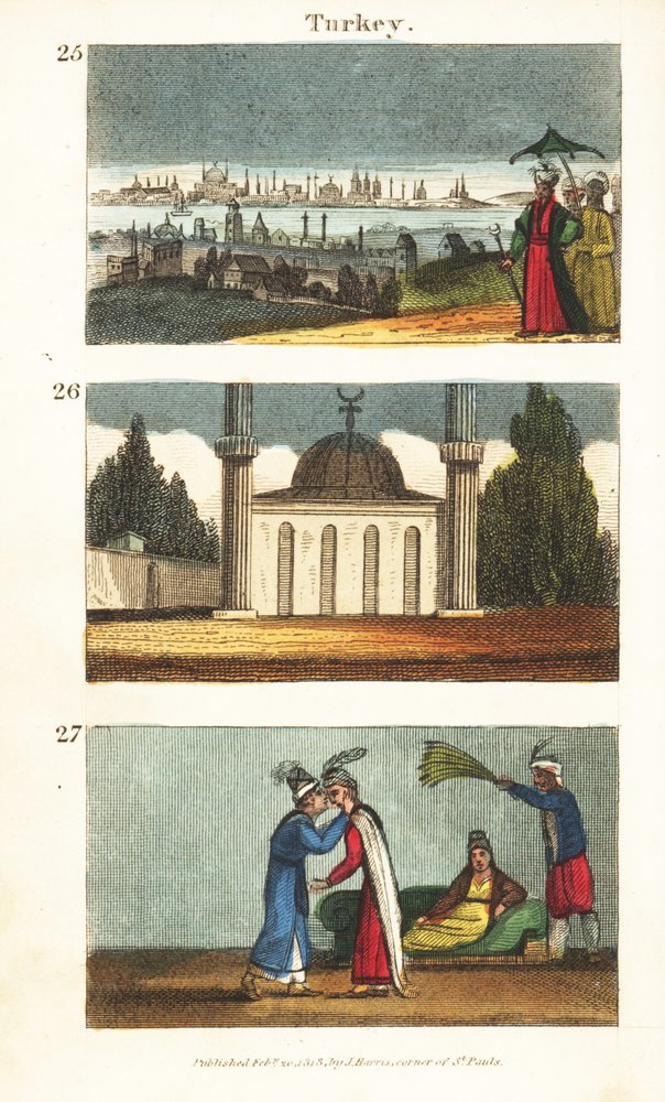 View of Constantinople (Istanbul) in the Early 19th Century, Muslim ...