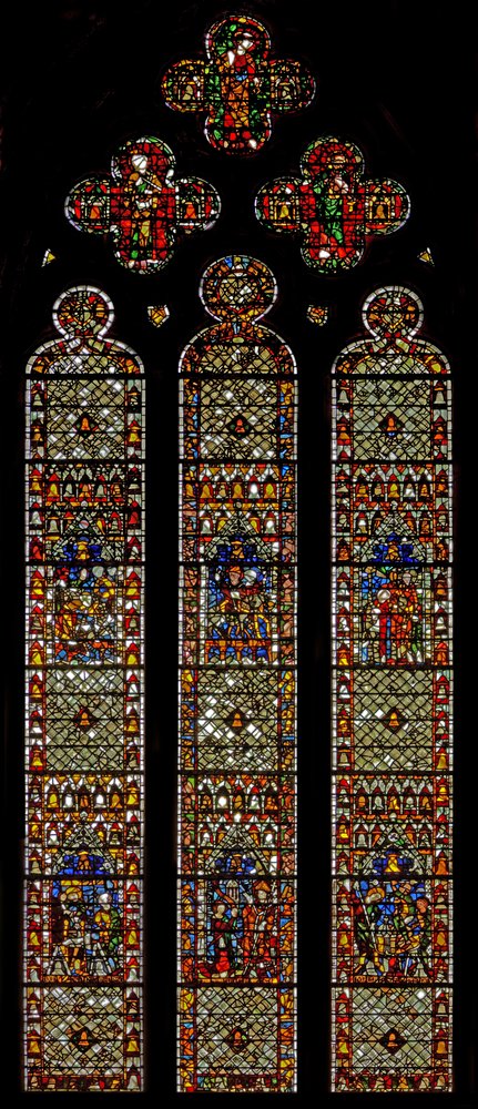 Window w41 depicting the Bell Founders Window