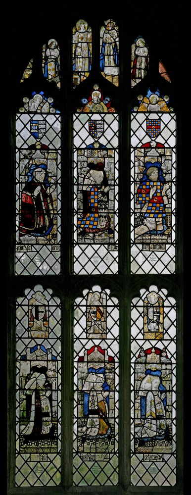 Window w5 depicting the fifth window from the west end of the north aisle
