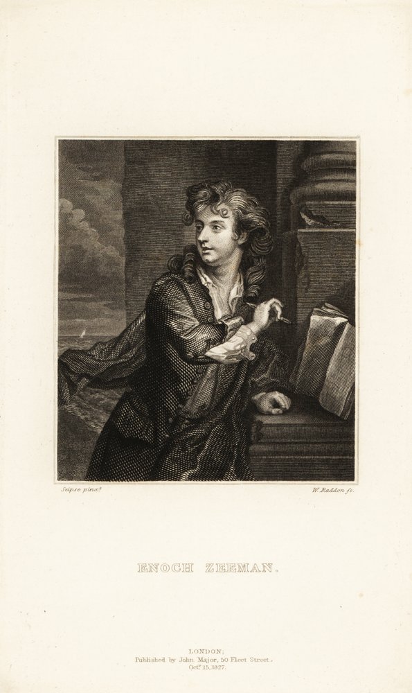 Portrait of Enoch Seeman the Younger by Enoch (after) Seeman