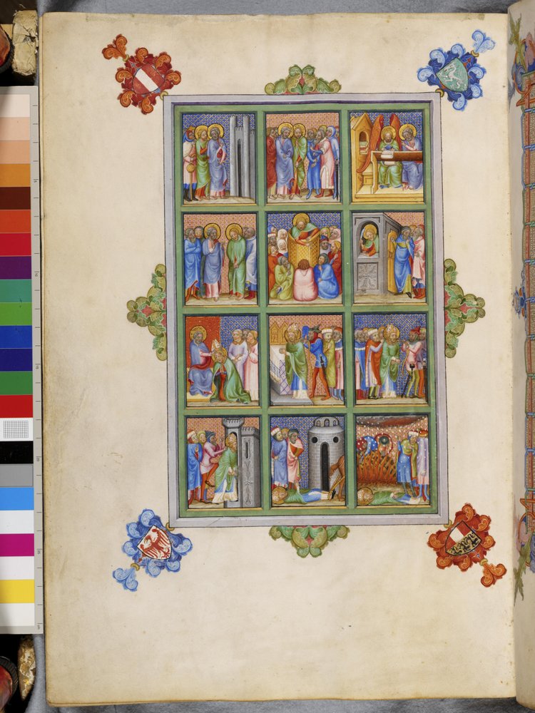 Full Page: Twelve Scenes from the Life of Mark the Evangelist in a ...