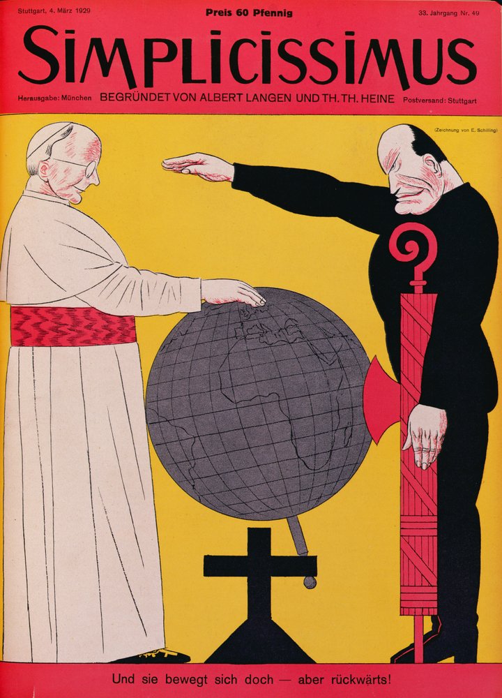 Pope Pius XI and Mussolini at the time of the 1929 Lateran Treaty ...