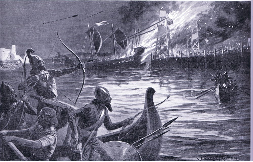 Siege of Tyre by Alexander the Great by Ernest Prater