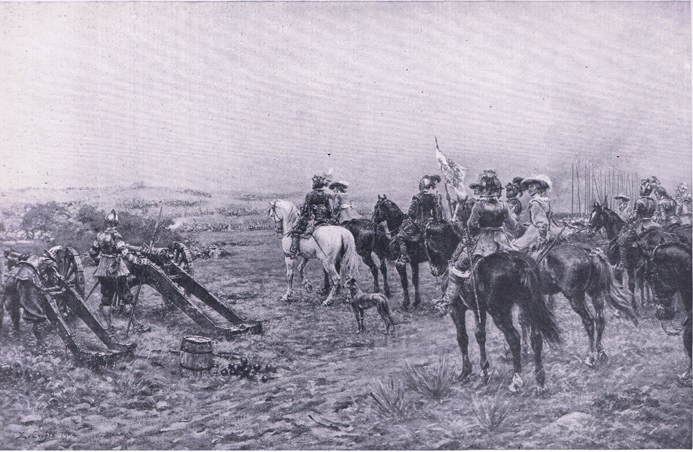 Prince Rupert at the Battle of Marston, 2nd July 1644