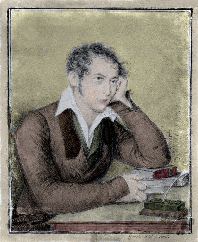 Portrait of the Patriot, Philosopher, Political Thinker Carlo Cattaneo ...