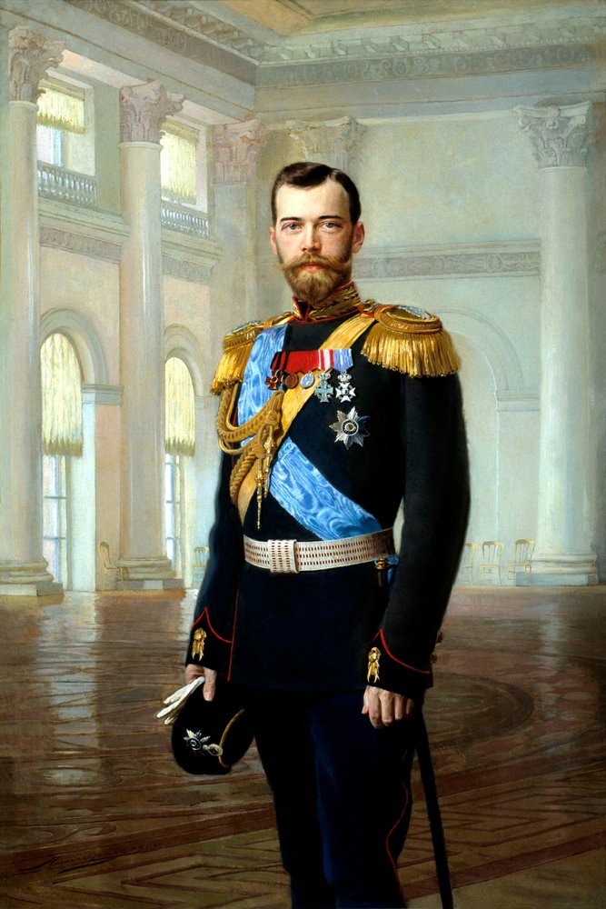 Portrait of Emperor Nicholas II by Ernst von Liphart