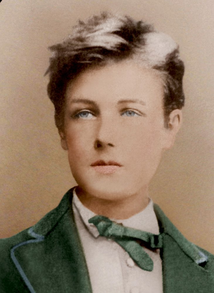 Portrait of Arthur Rimbaud Aged 17 by Etienne Carjat