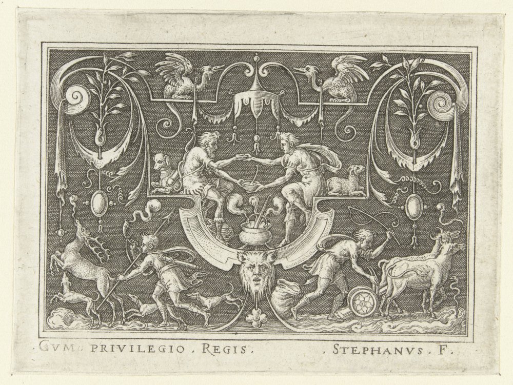 Esau Sells His Birthright to Jacob by Etienne Delaune