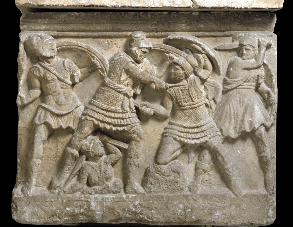 Etruscan art: Eteocles and Polynices, the two brothers, sons of Oedipus ...