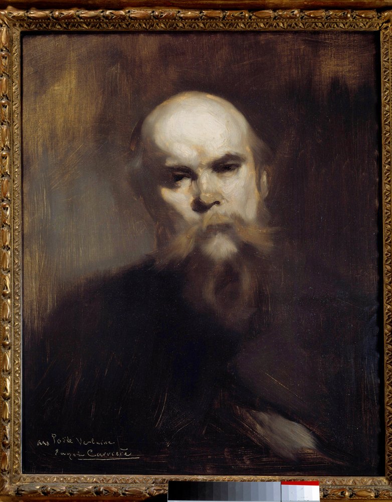 Portrait of the French Poet Paul Verlaine (1844-1896)