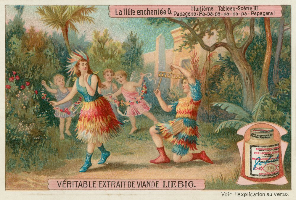 Papageno Summons Papagena with the Magic Bells and They Are Reunited