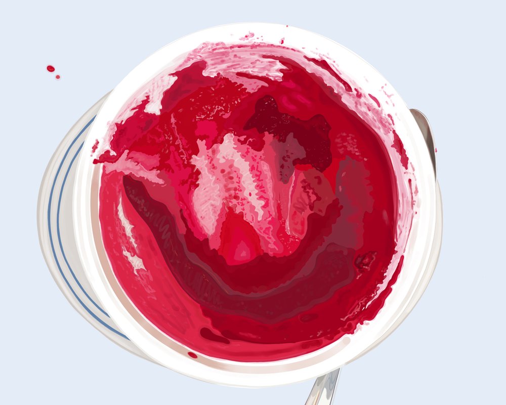 Bowl of Borscht, Brooklyn by Evan Sklar: Fine art print