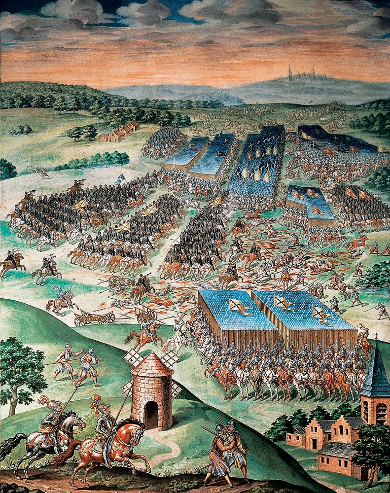 The Battle of Saint Quentin between Spain and France