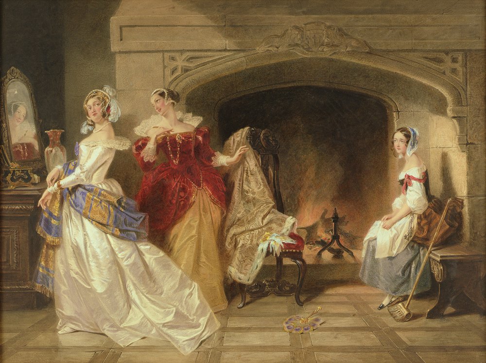 Cinderella by Fanny Corbaux: High-quality fine art print