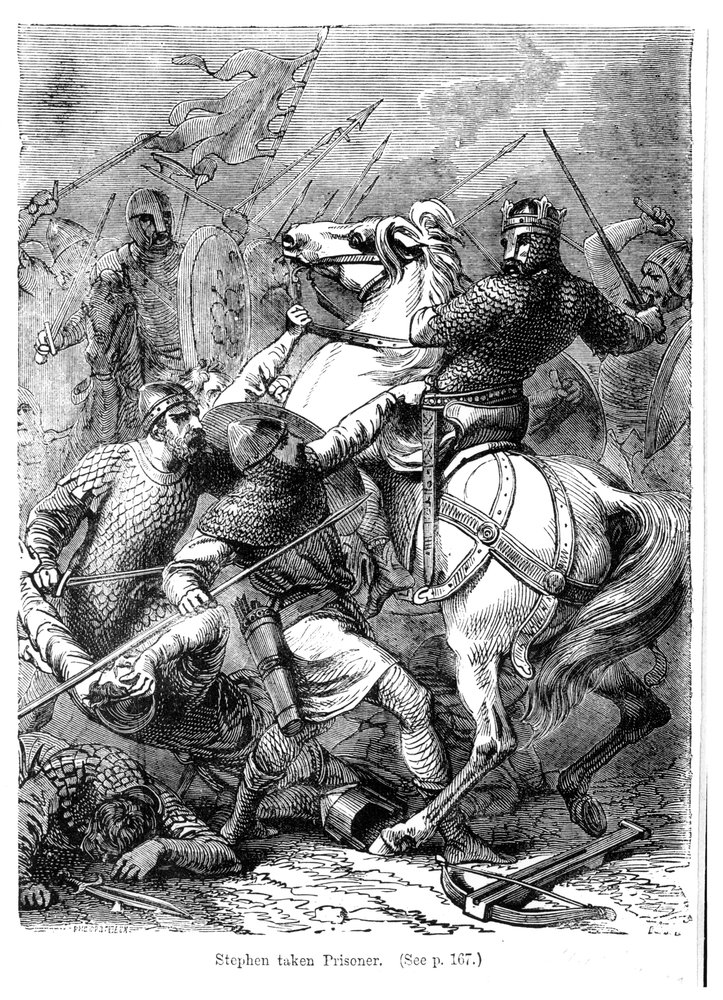 Stephen Taken Prisoner by Forces of Matilda in 1141