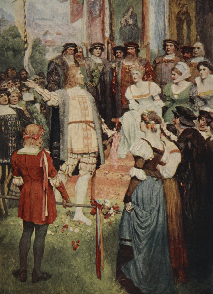 Walter Began His Song, from 'The Stories of Wagner's Operas' by J ...