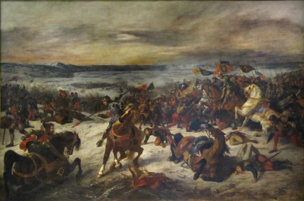 Battle of Nancy by Ferdinand Victor Eugene Delacroix