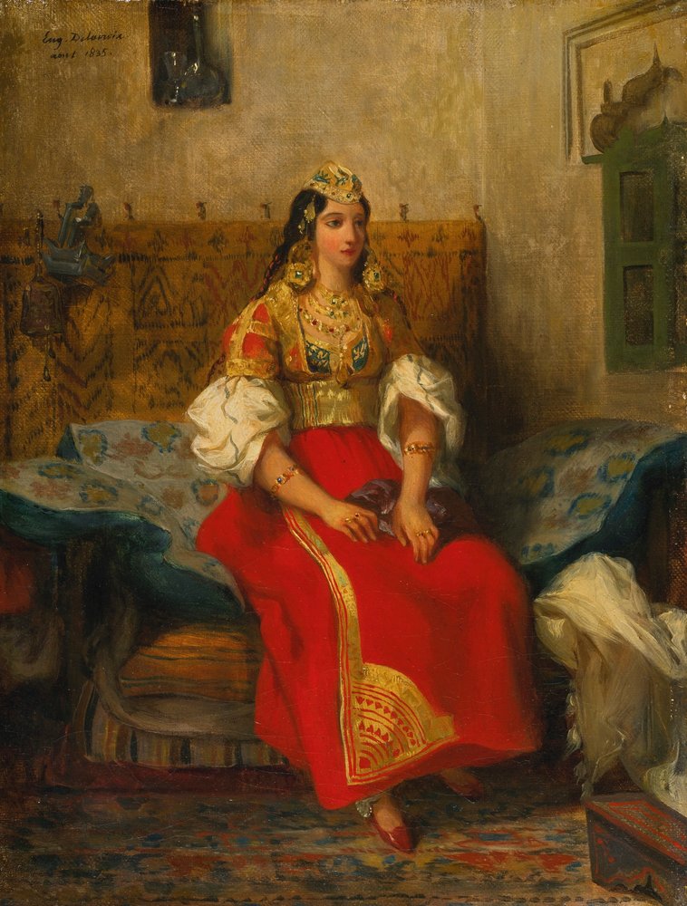 Jewish Woman from Tangier in Home Costume