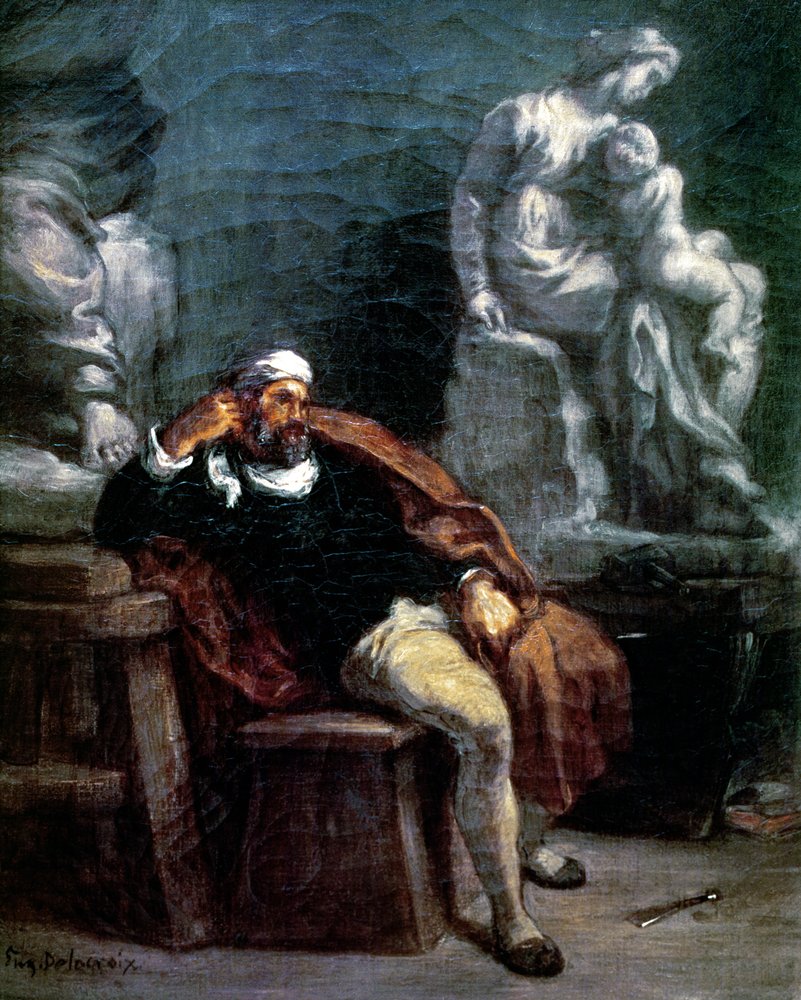 Michelangelo in His Studio