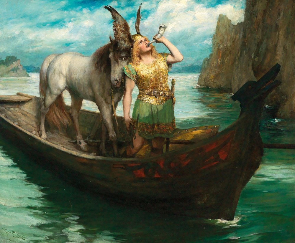 Siegfried's Journey to the Rhine. The Twilight of the Gods. Singer ...