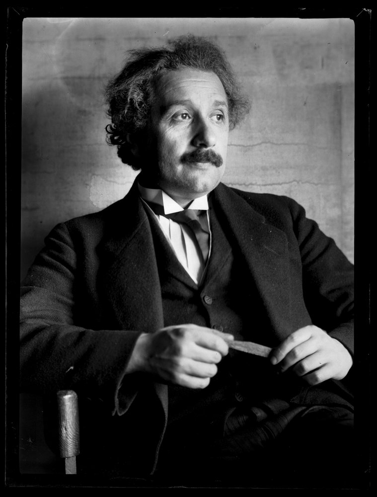 Portrait of Albert Einstein (1879-1955)