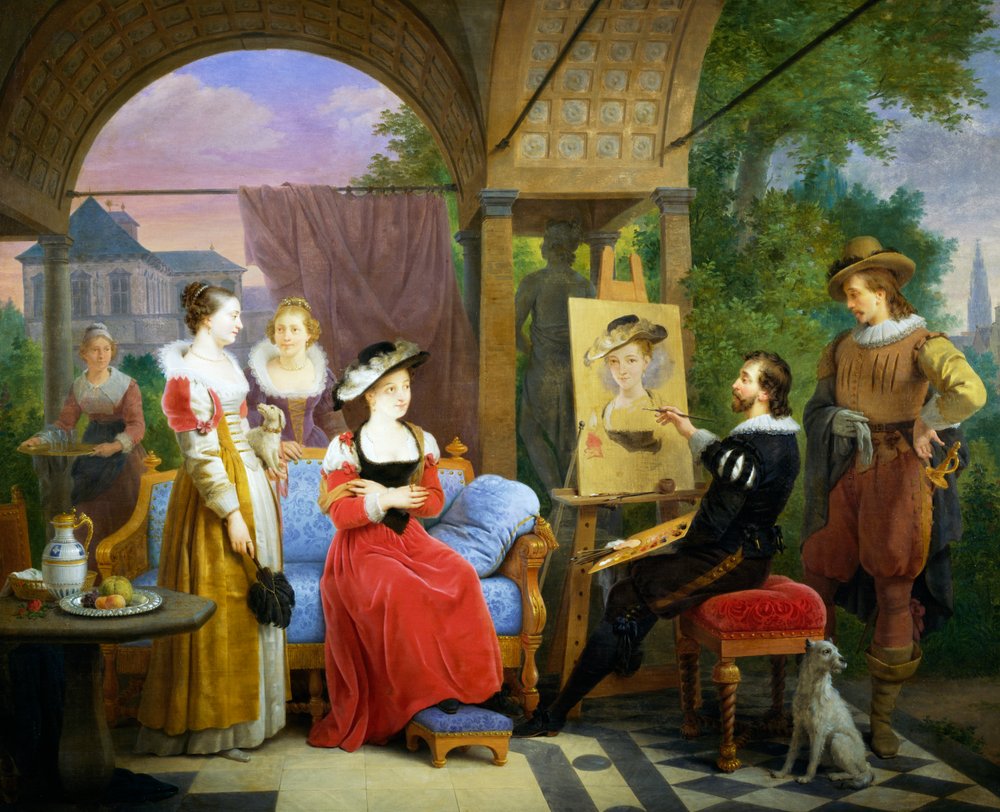 Rubens Painting the Straw Hat in His Studio