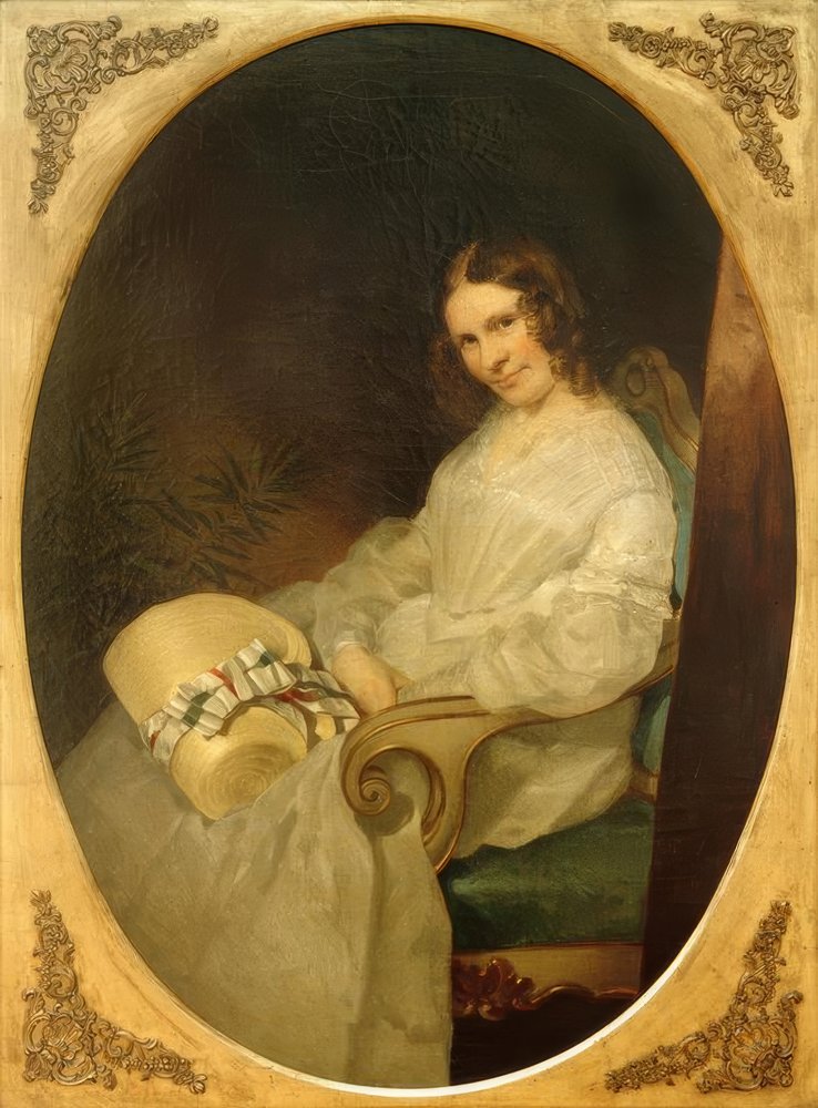 Portrait of Minna Pompilia von Rayski