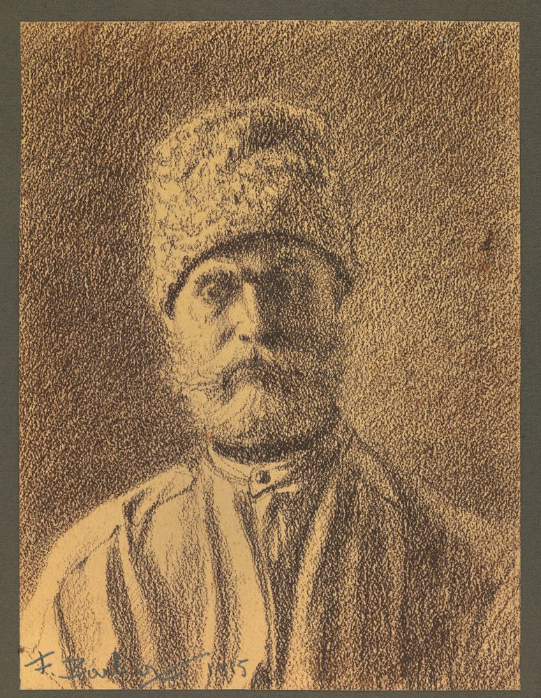 Portrait of a Russian Prisoner by Fernand Barbier