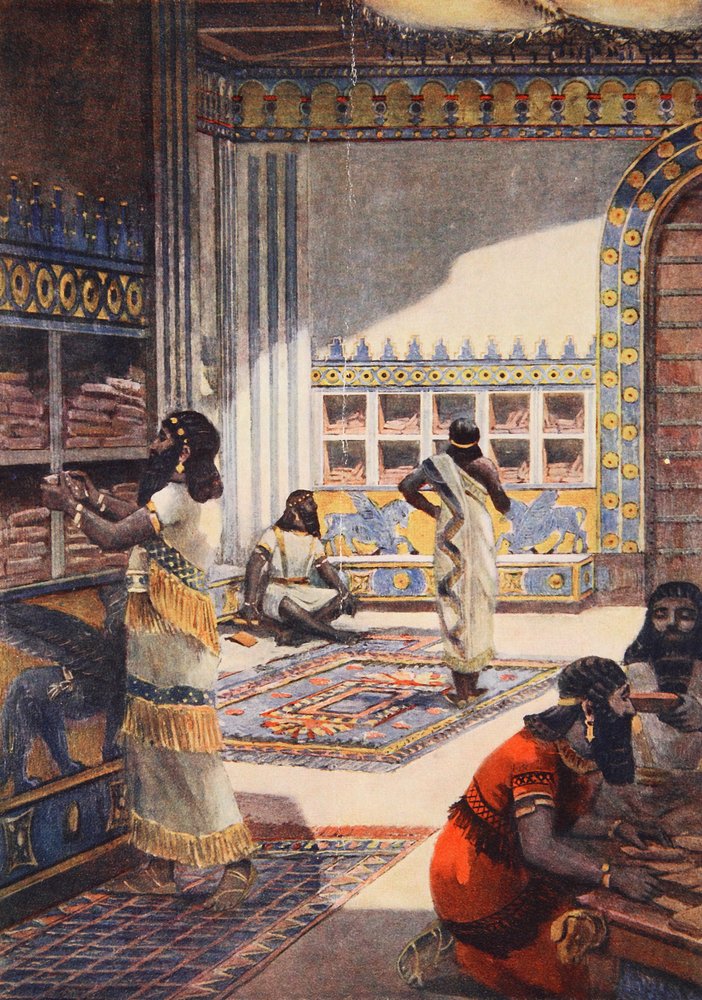 Nineveh Library Discoveries Among The Ruins Of Nineveh And Babylon, By