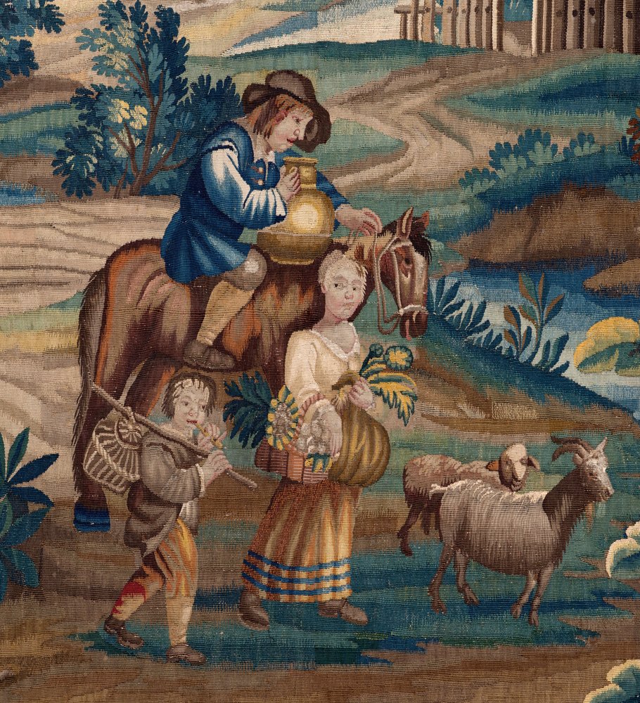 Flemish tapestry. End 17th century. Property of the church Sint ...